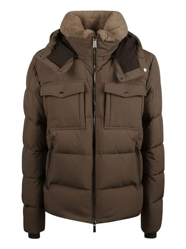 MOORER Alarick-kn Down Jacket - Brown