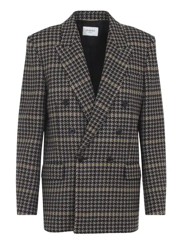 Saint Laurent Wool Jacket - Multicolour