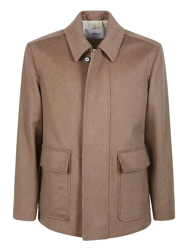 LARDINI Virgin Wool Jacket - Brown