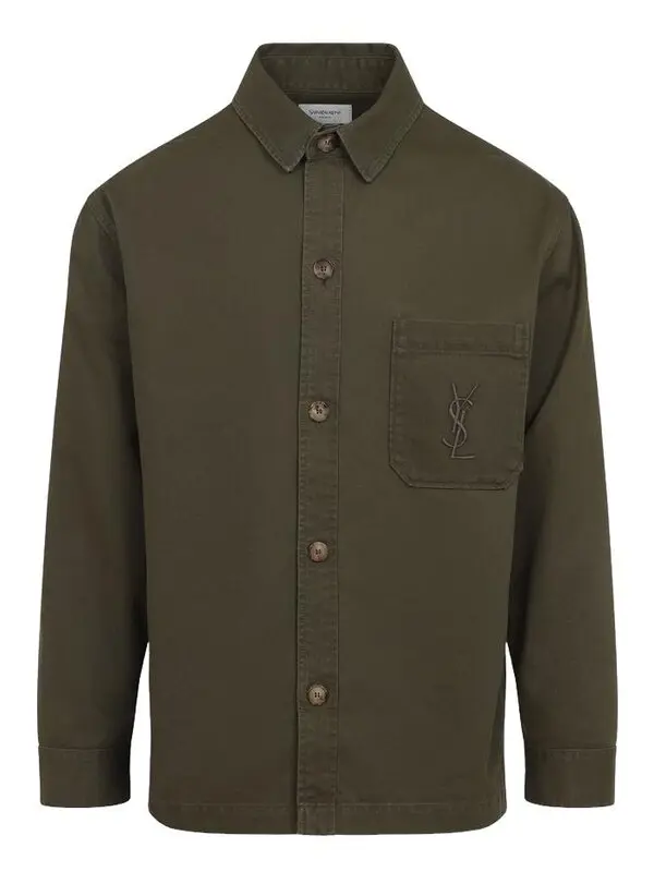 Saint Laurent Silk Shirt - Green