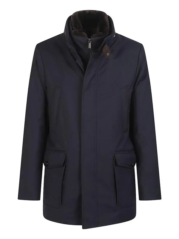 MOORER Drive-pum Jacket - Blue