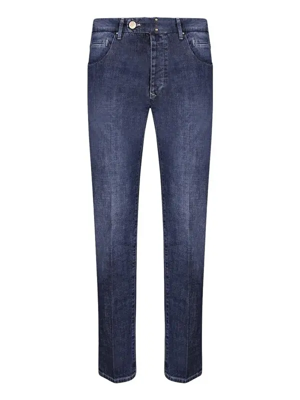 Incotex Five-pocket Jeans - Blue
