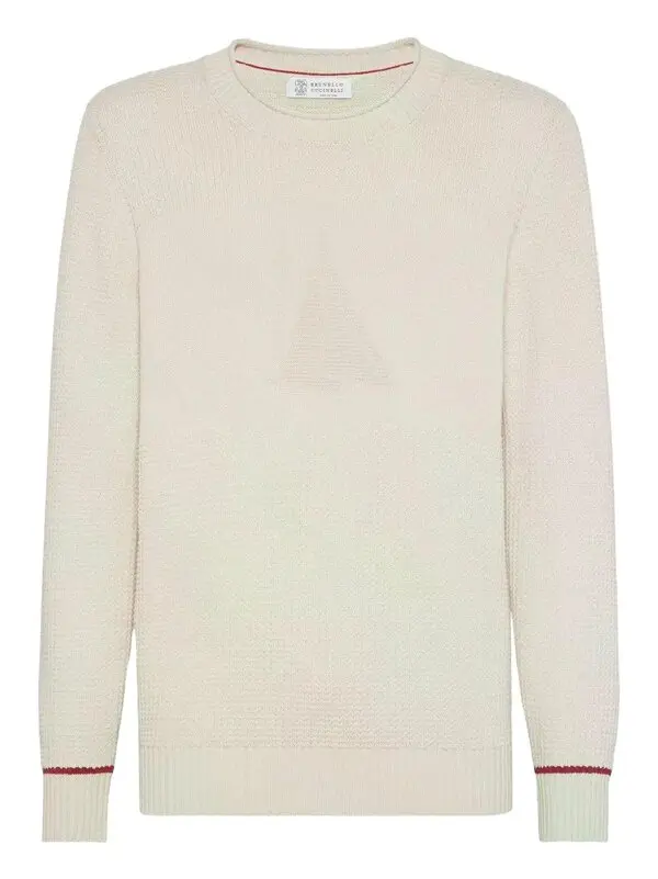 Brunello Cucinelli Cotton Jumper - Neutrals