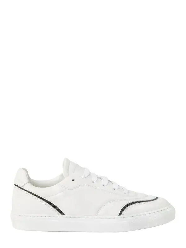Brunello Cucinelli Monili-chain Sneakers - White
