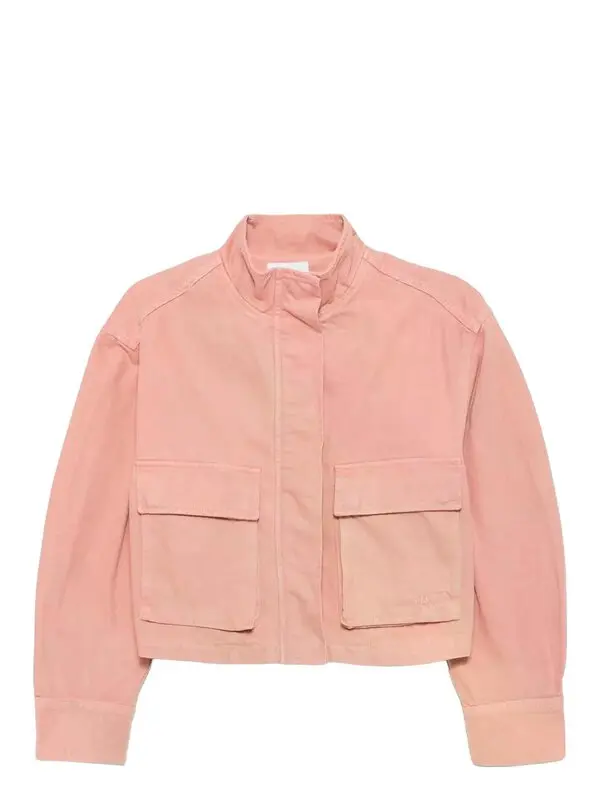 Maison Kitsuné Cropped Workwear Jacket - Pink