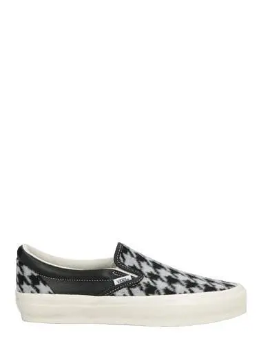 VANS Slip-on Sneakers With Houndstooth Pattern - Black