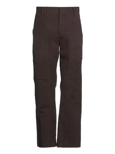DANIELE ALESSANDRINI Moleskin Cargo Pants - Brown