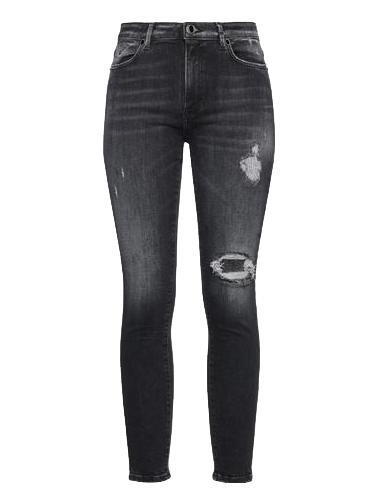 DONDUP Organic Cotton And Recycled Elastane Jeans - Lead