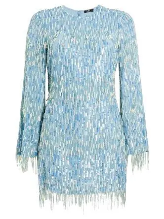 Elisabetta Franchi Mini Dress - Blue