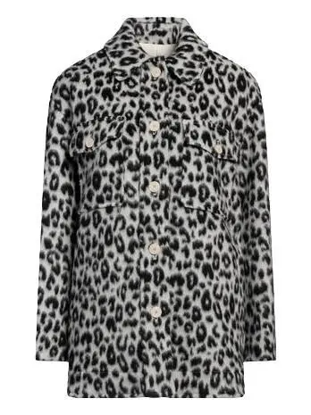 Isabel Marant Virgin Wool Leopard-print Coat - Black