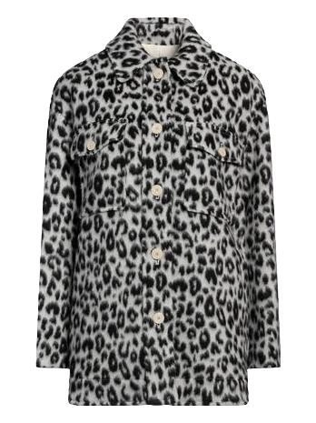 Isabel Marant Étoile Virgin Wool Leopard-print Coat - Black