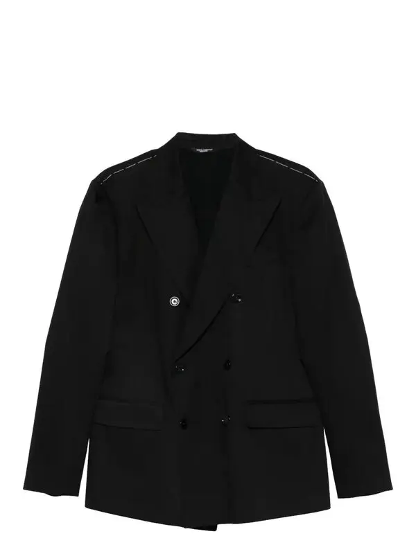 Dolce & Gabbana Double-breasted Blazer - Black