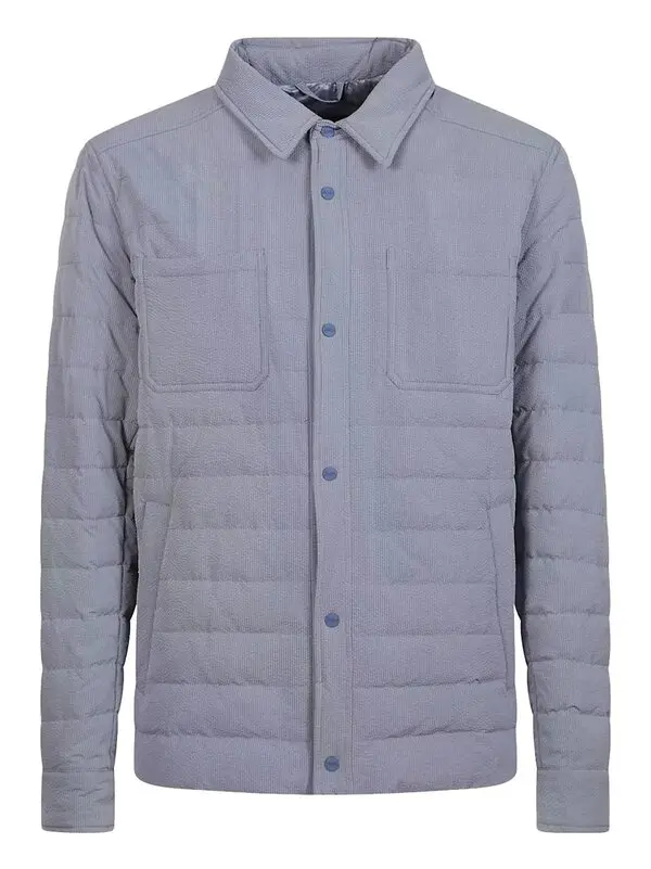 Herno Button-up Down Jacket - Blue