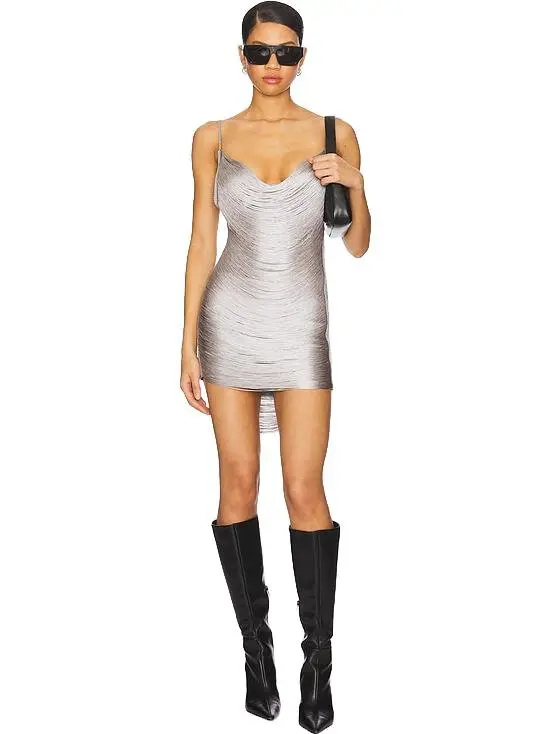 JADED LONDON Fringe Dress - Silver