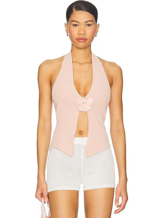 With Jéan Rose Top - Baby Pink