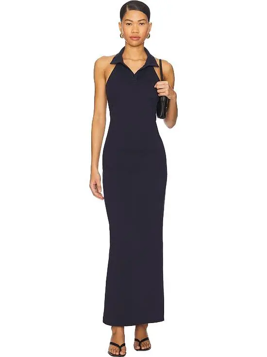LOVERS AND FRIENDS Deb Polo Maxi Dress - Navy Blue