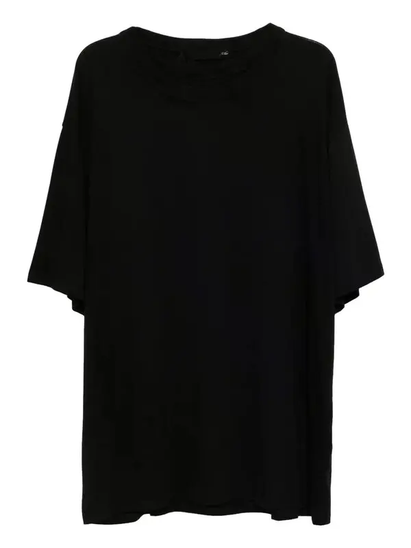 MARINA YEE Double-collar T-shirt - Black