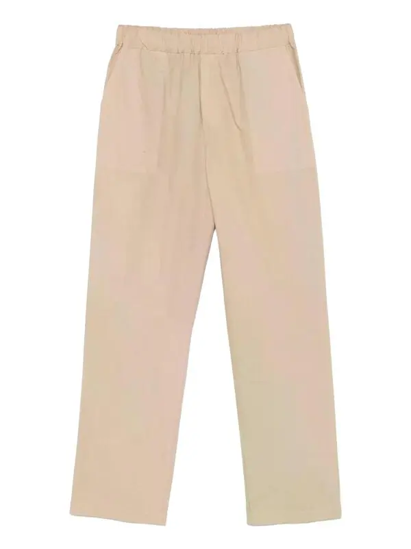 GRIFONI Cotton Trousers - Neutrals