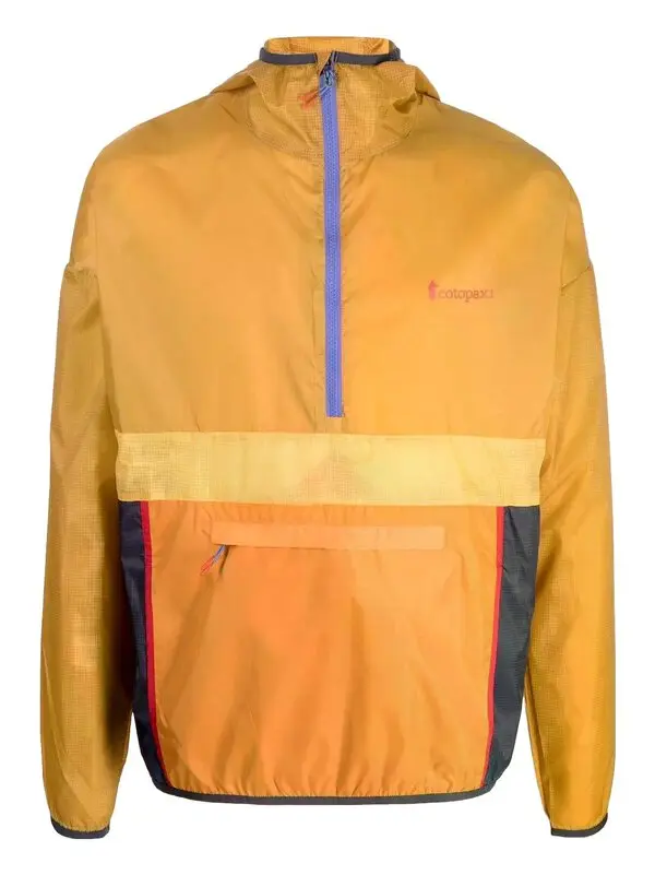 COTOPAXI Colour-block Zip-up Padded Gilet - Orange