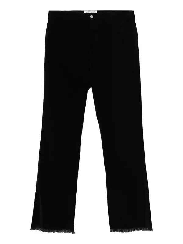 MIDNIGHT RODEO Bootcut Trousers - Black