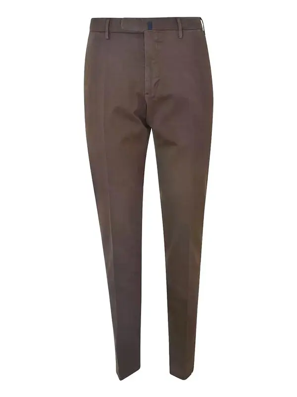 Incotex Cotton Trousers - Brown
