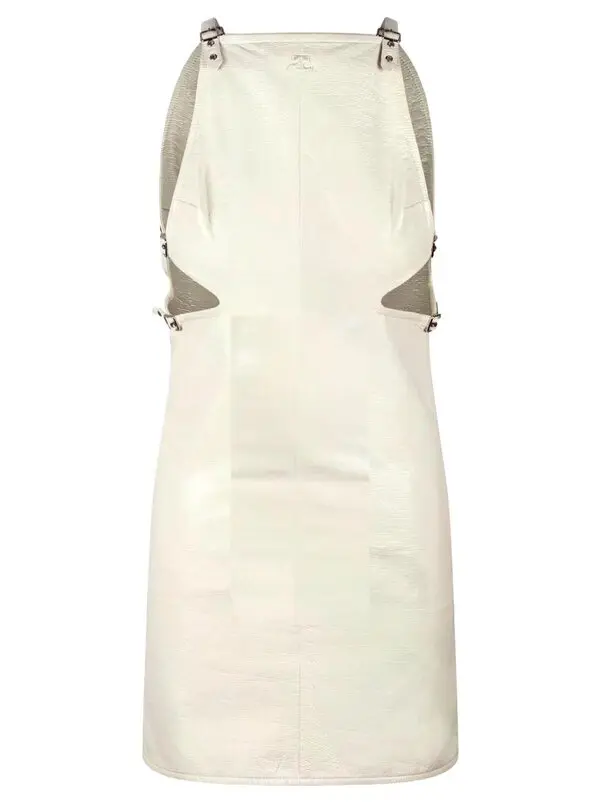 COURREGES Cut-out Mini Dress - White