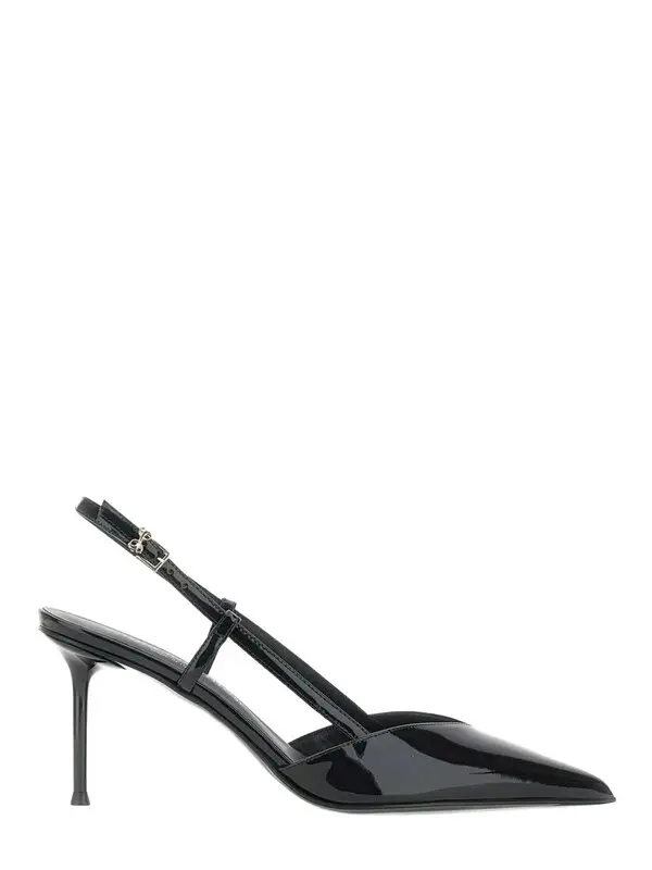SERGIO LEVANTESI 70mm Giulia Slingback Pumps - Black