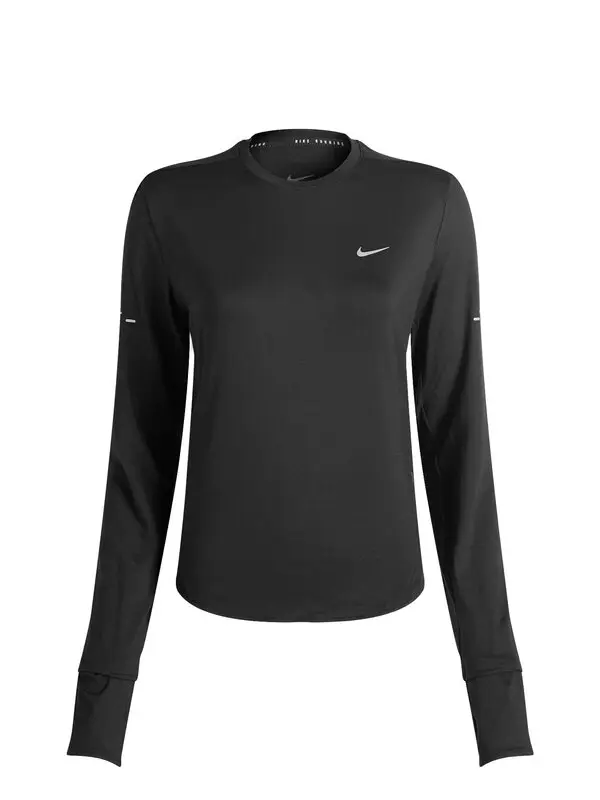 Nike Swift Dri-fit Uv Long Sleeve T-shirt - Black