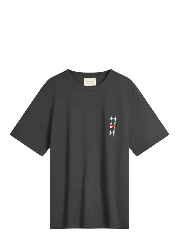Folk People T-shirt - Soft Black