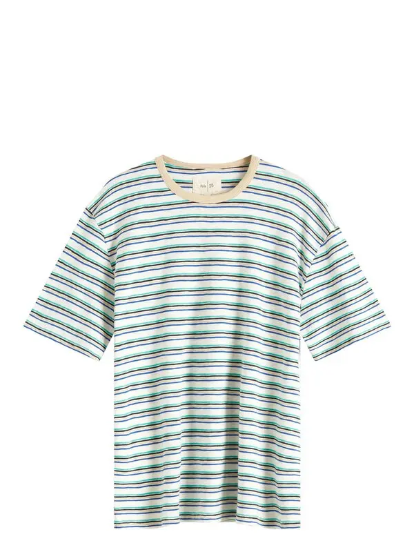 Folk Multistripe T-shirt - Ecru Mix