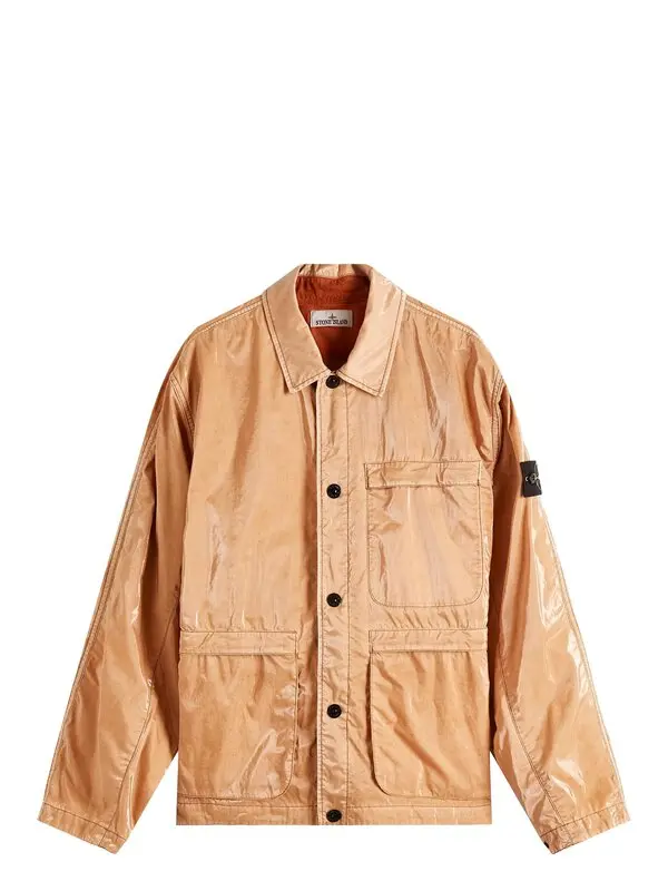 Stone Island Mussola Prismatica Pietra Jacket - Sienna
