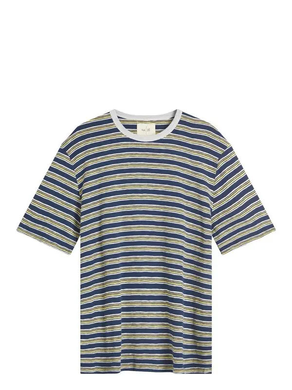Folk Multistripe T-shirt - Deep Blue Mix