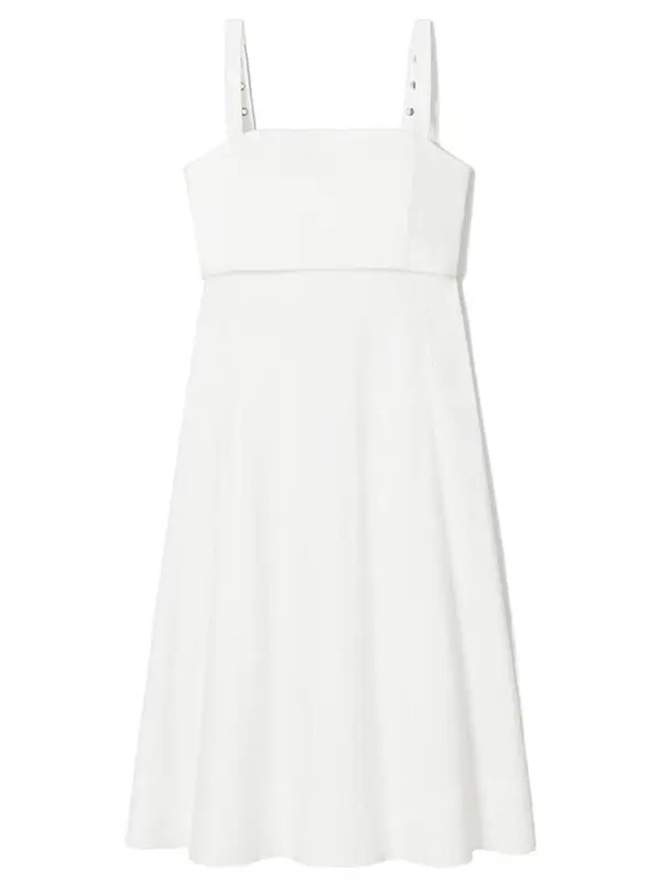 Tory Burch Poplin Dress - White