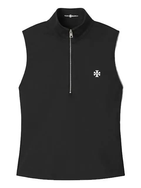 Tory Burch Compression Zip Top - Sport Black