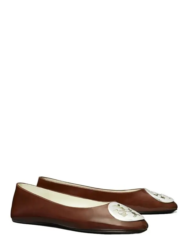 Tory Burch Reva Ballet Flats - Russet Brown
