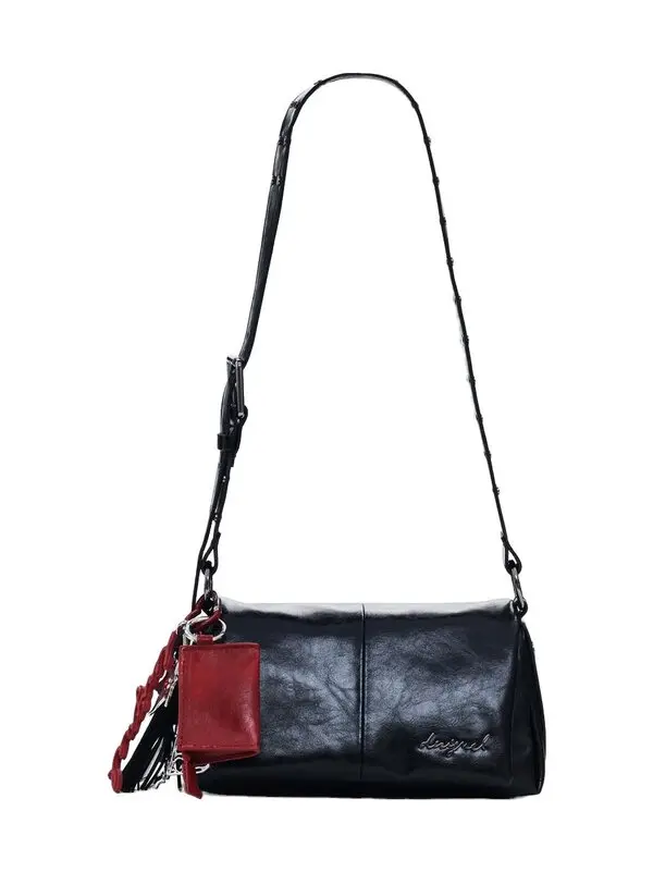 Desigual Faux Leather Crossbody Bag - Black