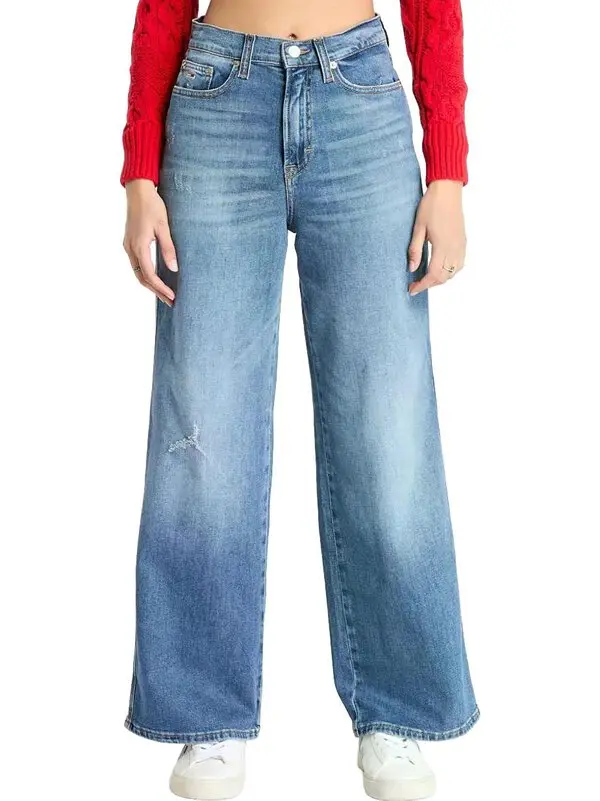 Tommy Hilfiger Claire High-rise Wide-leg Jeans - Blue