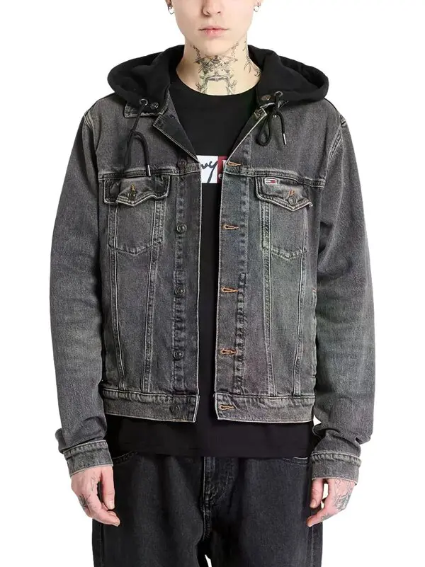 Tommy Hilfiger Ryan Regular Trucker Denim Jacket - Black