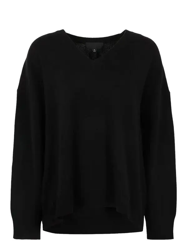 NILI LOTAN V-neck Cashmere Jumper - Black