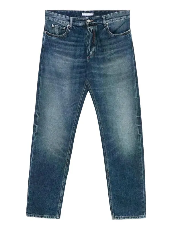 ICON DENIM LA Classic Five Pocket Jeans - Blue