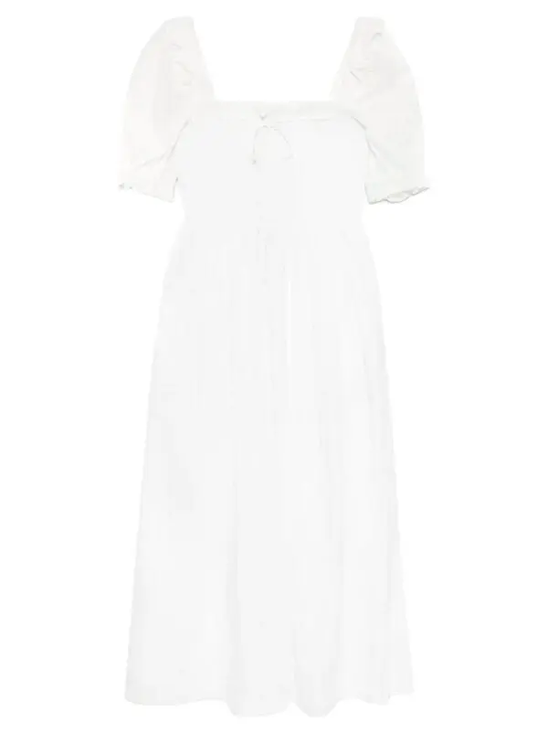 Hill House Home The Scarlett Midi Dress - White