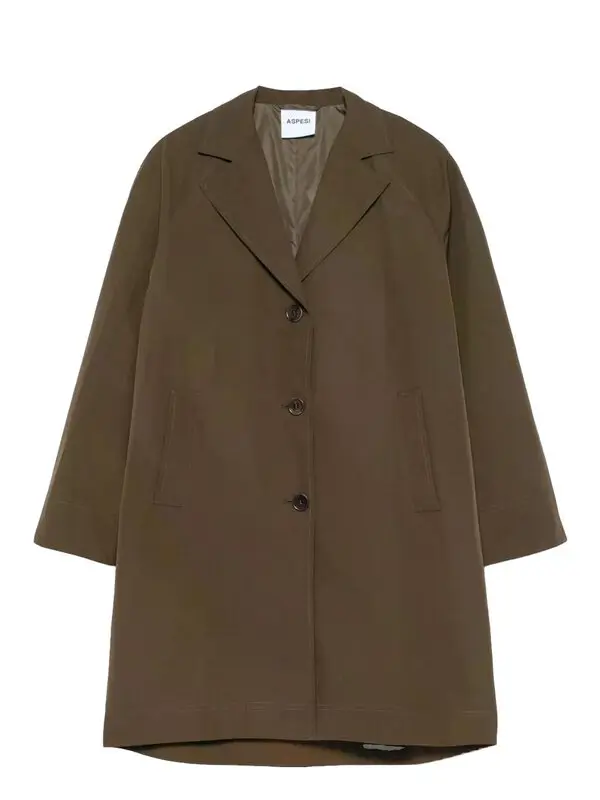 Aspesi Water-repellent Coat - Green