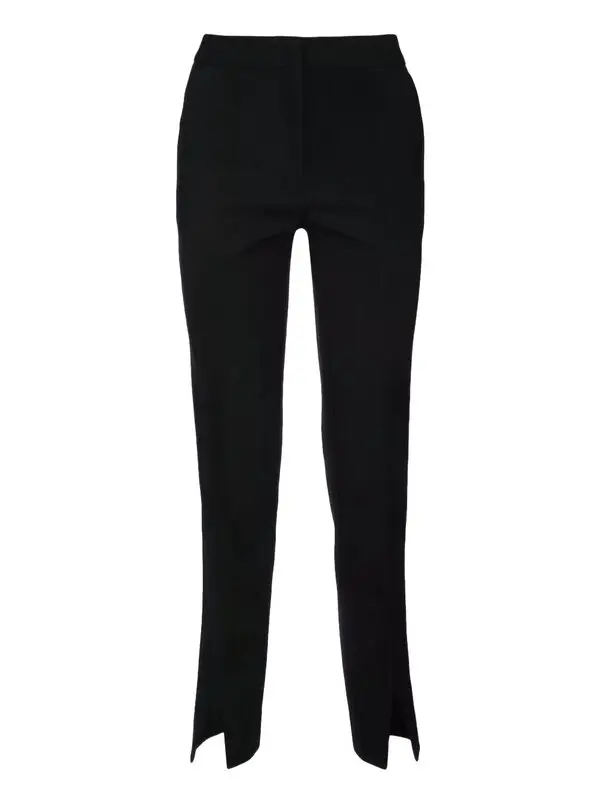 JIL SANDER Wool Trousers - Black