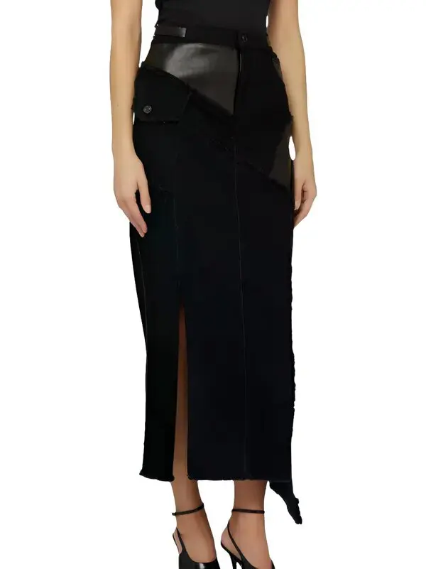 TOM FORD Asymmetrical Long Skirt - Black