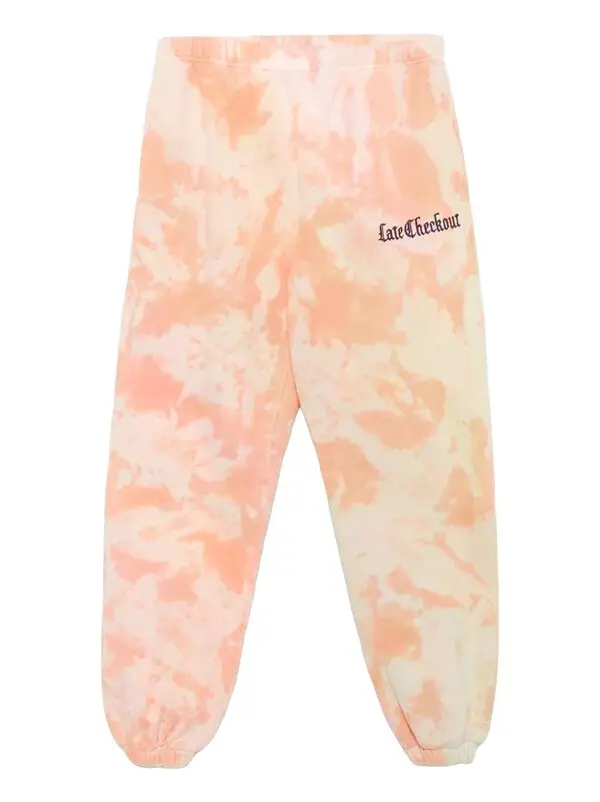 STAIN SHADE Tie-dyed Pants - Orange