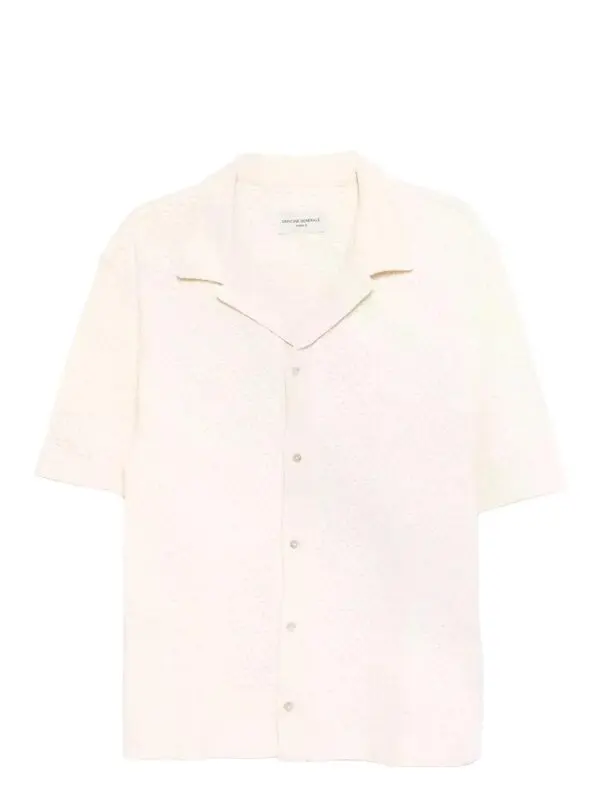 Officine Générale Cotton Shirt - Neutrals