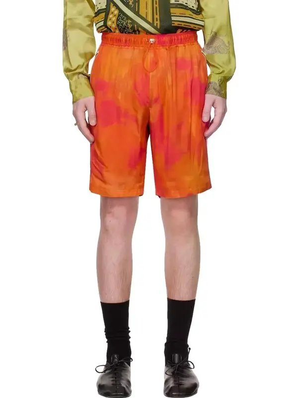 Ahluwalia Bassar Track Shorts - Orange