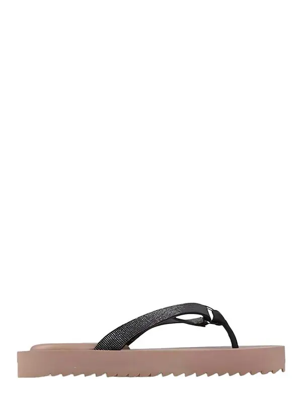 Brunello Cucinelli Monili-chain Flip Flops - Brown