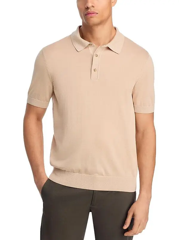 BOSS Camel L-jones Polo Shirt - Light Pastel Brown