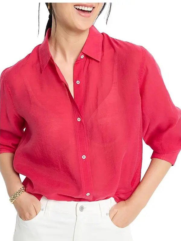 NIC+ZOE Breeze Shirt - Daiquiri